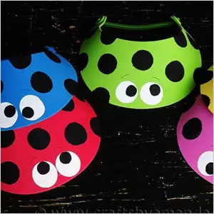 Visors za jua za Ladybug