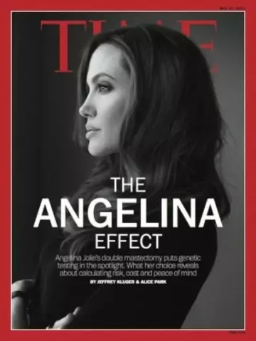 Angelina Jolie Time Magazine chivundikiro cha 2013