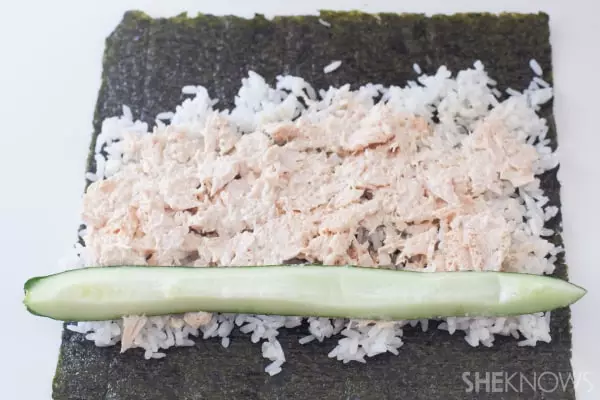 Tuna sushi destê roll