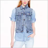 Áo vest denim