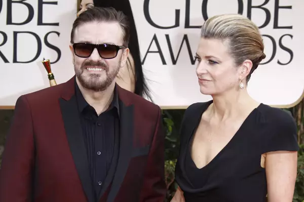 Ricky Gervais paGolden Globes