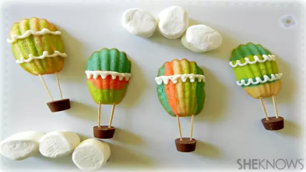 Hot Air Balloon Madeleine Cookies