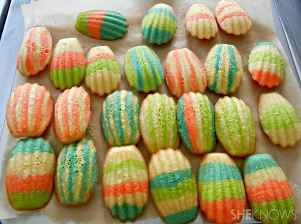 Hot Air Balloon Madeleine Cookies