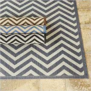 Karpet Chevron Print Kab