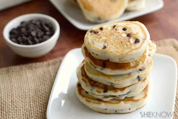 Chokladchips mini pannkakor