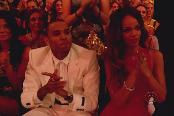 Chris Brown sy Rihanna tao amin'ny Grammys