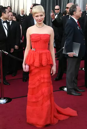 Michelle Williams a 2012-es Oscar-gálán