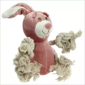 SimplyFido Petite Lucy Pink Bunny Rope kilalao