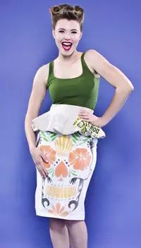 L-għażla tagħna: Peplum Skirt, (AngelaJohnsonDesigns.com, $165)