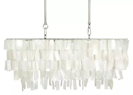 West Elm Hanging Capiz Pendant