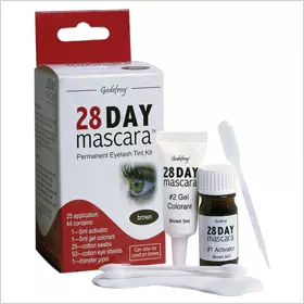 Probeer: Godefroy 28 Day Mascara Permanente Wimper Tint Kit Mascara ($ 11,95)