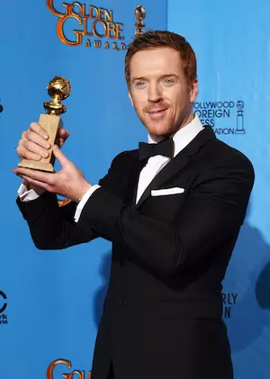 Damian Lewis wint bij de Golden Globes 2013