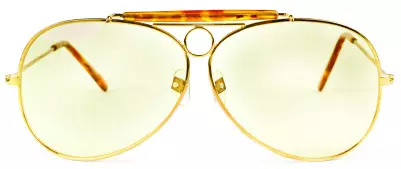 Lunettes de soleil jaunes