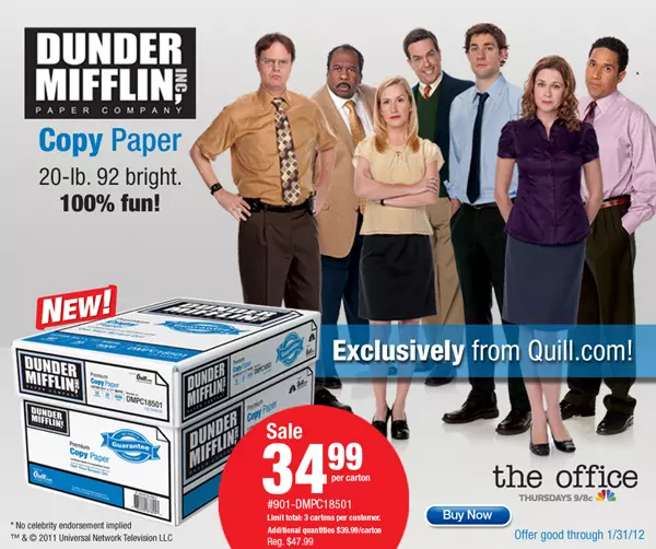 Papel de Dunder Mifflin de The Office