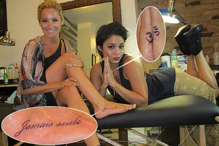 Vanessa Hudgens iyo Ashley Tisdale tattoos