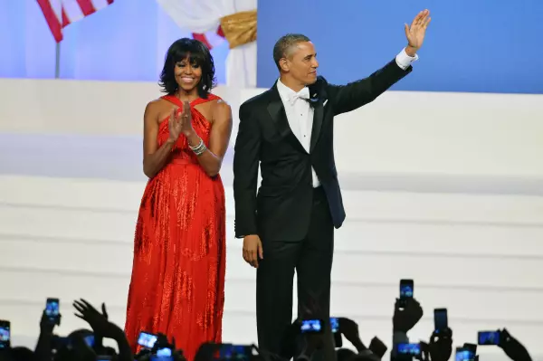 Michelle Obama និង Barack Obama 2013 Inaugural Ball