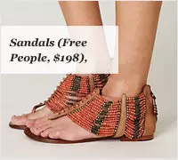 sandale met krale