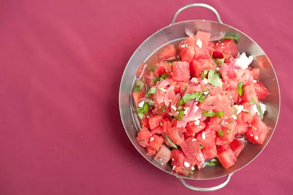 salada de melancia