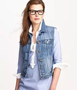 ọkara asacha denim vest