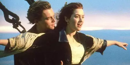 Leonardo DiCaprio ma Kate Winslet i Titanic