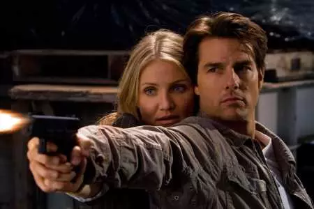 Cameron Diaz dan Tom Cruise dalam Knight and Day