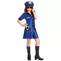 警察女孩兒童萬聖節服裝