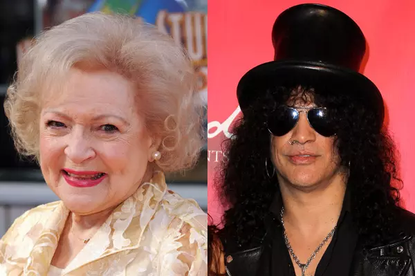 Betty White na Slash wanaungana