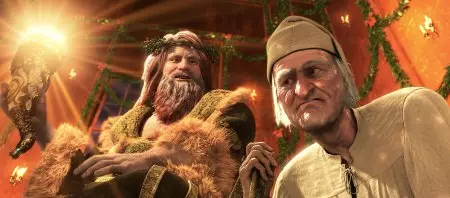 金凱瑞在羅伯特澤米吉斯的聖誕頌歌中扮演兩個角色