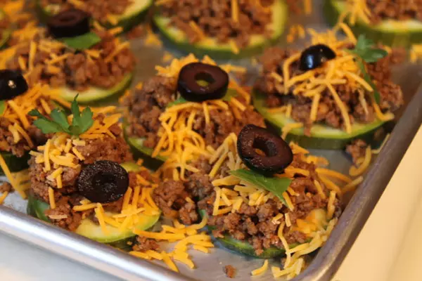 Taco zucchini kuumwa