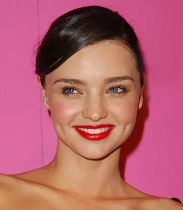 Os beizos brillantes de Miranda Kerr