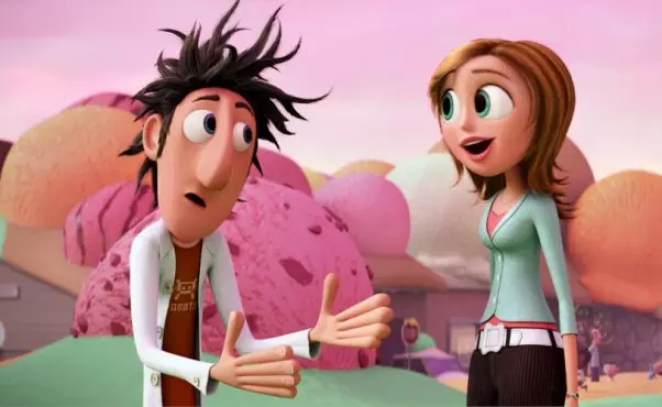 Cloudy with a Chance of Meatballs stjernerne Bill Hader og Anna Faris