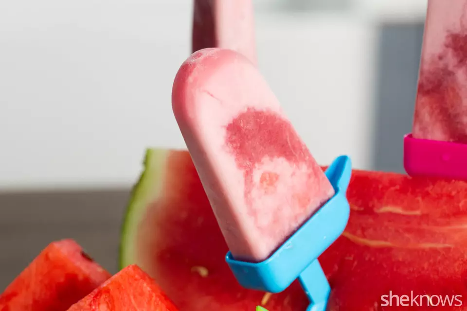 Watermelon Pomegranate Yogurt Pops